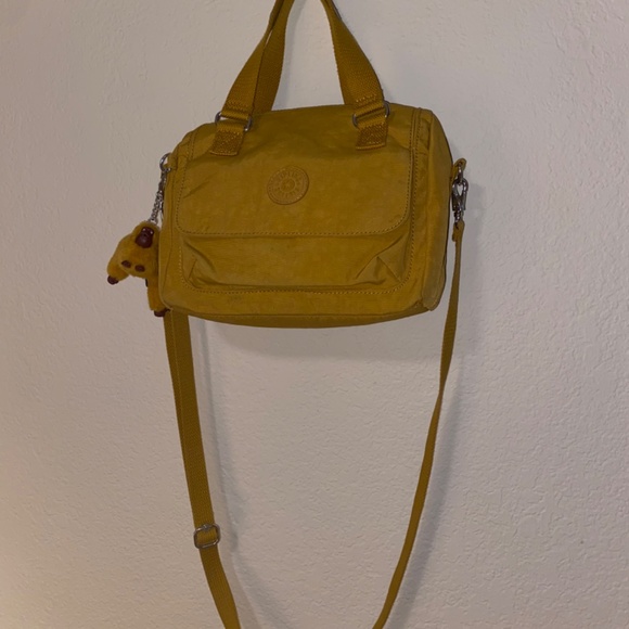 Bags | Kipling Yellow Crossbody Bag | Poshmark